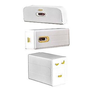 VumSyme Wall Mounted Underwear Storage Box, Punch-Free Underwear Sock Organizer Multi-Functional Storage Box Hanging Drawer Organizer for Closet Style 1