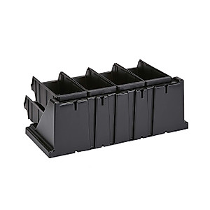 Cambro 8RS8110 Versa Black 8-Bin Organizer Rack Case of 1