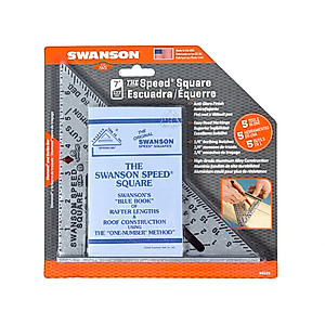 WORX WX065 Clamping Sawhorses with Bar Clamps | SWANSON Tool Co S0101 7 Inch Speed Square, Blue