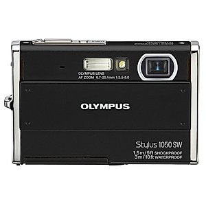 Olympus Stylus 1050SW 10.1MP Digital Camera with 3x Optical Zoom (Black)