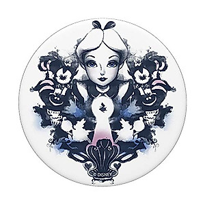 Disney Alice In Wonderland Alice Rorschach Portrait PopSockets Swappable PopGrip