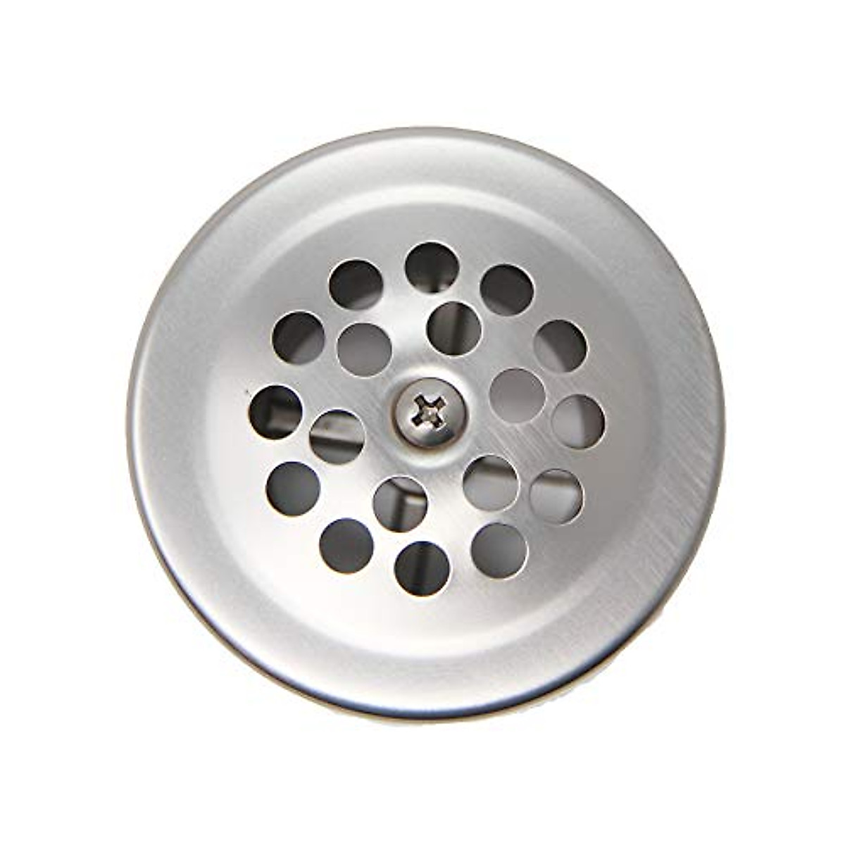 PF WaterWorks PF0972-BN Bathtub Drain Assembly (Drainshoe, Traditional Strainer & Trip Lever Waste & Overflow Face Plate), Brush Nickel