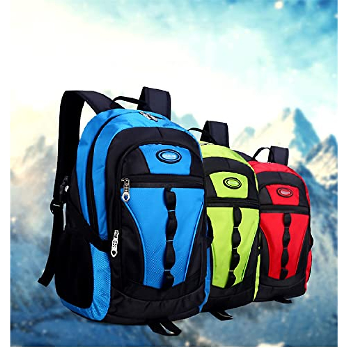 School Backpack Travel Bag for Men & Women Lightweight Water Resistant Durable Casual Schoolbag
