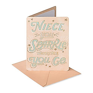 American Greetings Birthday Card for Niece (You Sparkle)