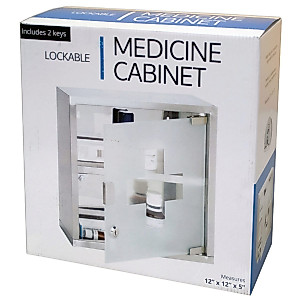 Lockable Medicine Cabinet