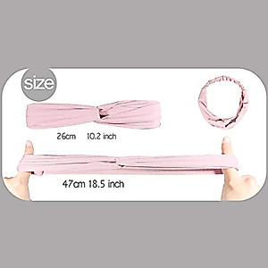 GUNIANG Boho Headbands for Women Fashion Knot Head Bands Womens Headwraps Cute Yoga Turban Diademas Para Mujer De Moda