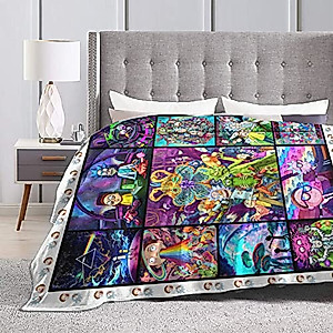 Flannel Fleece Blanket Super Soft Lightweight Plush Throw Blanket for Bed Chair Sofa Couch Living Room 50"x40"