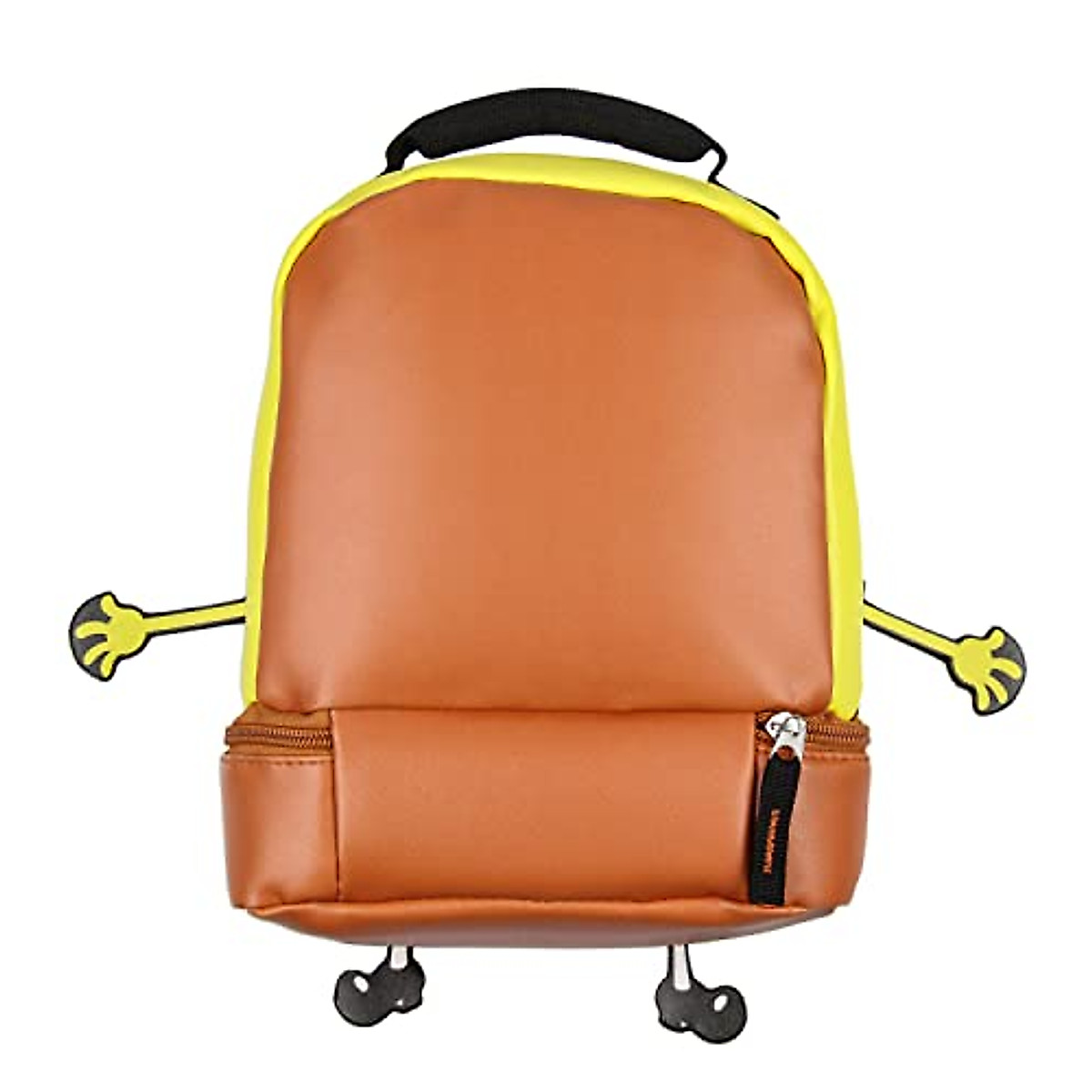 INTIMO Nickelodeon SpongeBob SquarePants Character Face Dual Compartment Lunch Box Bag