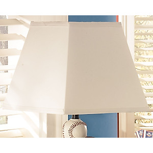 Signature Design by Ashley Nyx Youth 24" Baseball & Football Athletic Table Lamp, Brown & Orange