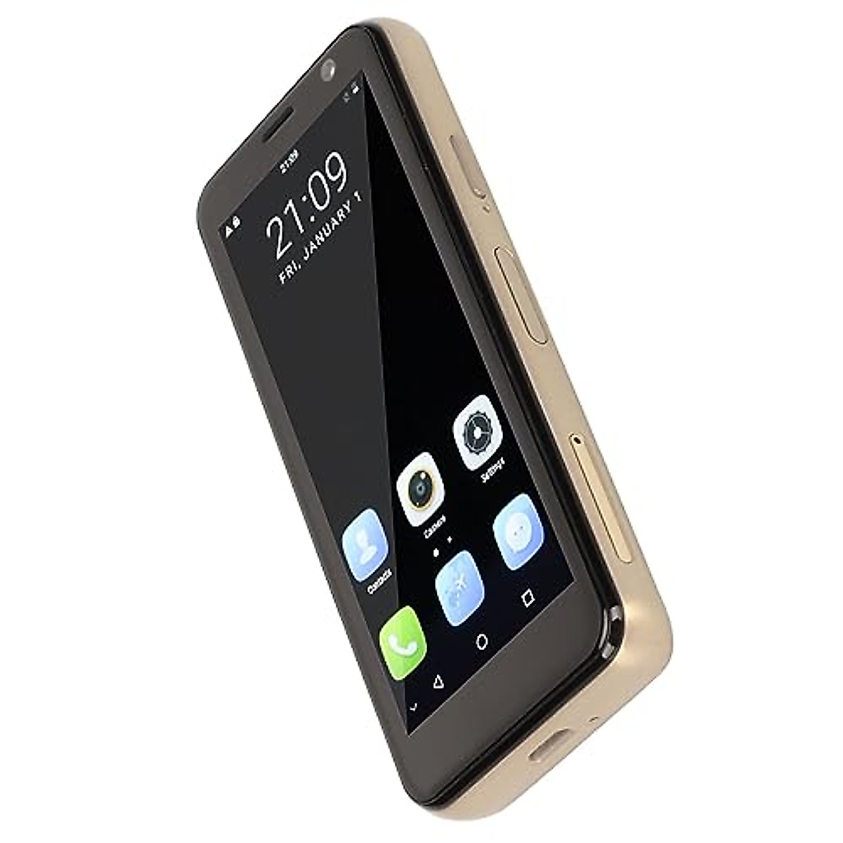 UBEF 3.5 Inch Mobile Phone Unlocked 4G Compact Mobile Phone for Students (Gold)