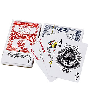 Smartxchoices 500 PCS Poker Chip Set 11.5 Gram Dice Style Clay Casino Poker Chips w/Aluminum Case Cards Dices Blind Button for Texas Holdem Blackjack Gambling