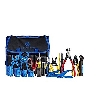 Jonard Tools TK-179 - Advanced Fiber Prep Kit for Slitting, Ringing, Cutting, and Stripping Fiber Optic Cables