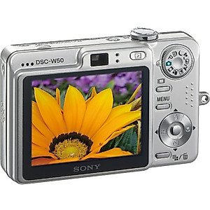 Sony Cybershot DSCW50 6MP Digital Camera with 3x Optical Zoom