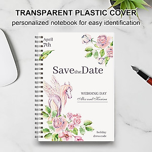 RETTACY Blank Journal Notebook, 2-Pack, B5 Blank Spiral Notebook with 160 Pages per Pack, Medium 7.6'' × 10'', 68 LB/100 GSM Thick Paper, Flexible Plastic Cover, for Sketching, Drawing