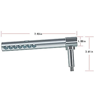 Hihitomorrow Mower Deck Gauge Wheel Arm Shaft Left Rear & Right Front Parts AM131288 for John Deere Mower Lawn & Garden Tractors GX345 GX355 4010 4210 GT225 GT235 X465 X575