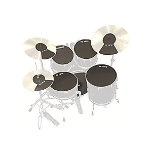 Vic Firth Drum Mute Prepack with Mutes Sized 12, 13, 14, 16, 22", Hi-Hat & 2 Cymbal Mutes