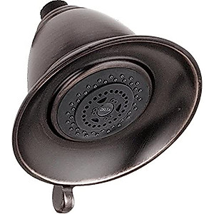 Delta Faucet 3-Spray Shower Head, High Pressure Shower Head Oil Rubbed Bronze, Massage Shower Head, High Flow Shower Head, Venetian Bronze RP34355RB