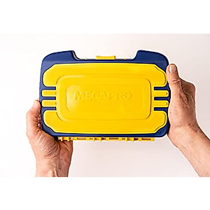 MegaPro Plastic Tool Case for MegaPro Screwdrivers, Tips & Extensions, 7" L x 5" W x 3" H (6KITCASE)