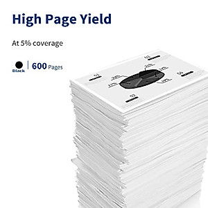 Relcolor HP65 XL Higher Yield Ink Cartridge for HP 65 65XL Black Combo for Envy 5000 5055 5052 5014 DeskJet 3755 3700 3772 3752 2622 2652 2600 Printer, HP65XL