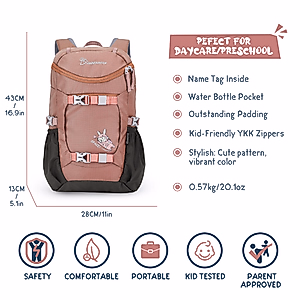 MOUNTAINTOP Kids Backpack for Boys Girls Elementary Backpack Lightweight Children School Daypack Pink