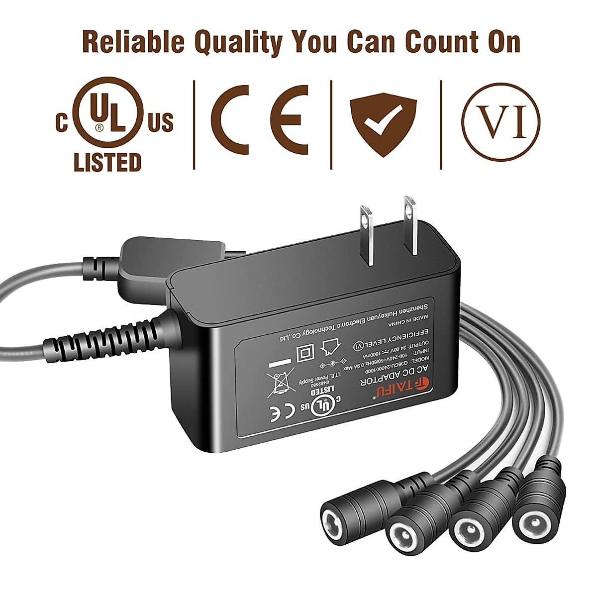 for Philips Hue Power Supply, TAIFU 24V Power Adapter for Philips Hue Play Light Bar 440400980001 440400982931 S020XM2400083 78201 30 U7 78202 7820230U7 7820330U7 7820331U7 7820430U7 LED Power Cord