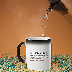 Law Meaning Definition Gift for Lawyers 11oz 15oz Color Changing Mug
