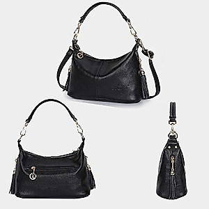 MINTEGRA Womens Handbags Hobo Shoulder Bag Crossbody Bag Shoulder Purse with Tassel