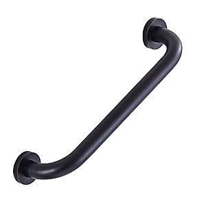 ELLO&ALLO Oil Rubbed Bronze Bathroom Shower Grab Bar, Home Care Bath Hardware (16 Inch)