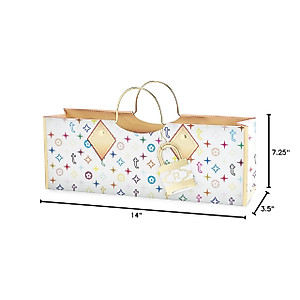 Cakewalk Colorful Truey Wine Purse Bag, Multicolored,