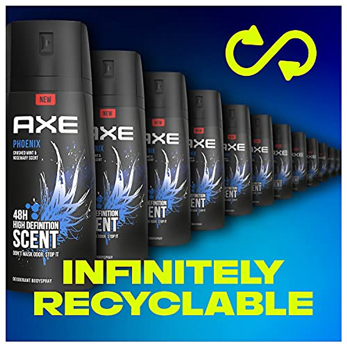AXE Body Spray Deodorant Phoenix for Long Lasting Odor Protection Deodorant for Men Formulated Without Aluminum 4.0 oz