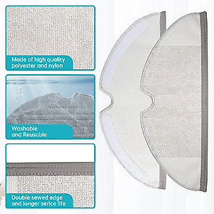 LOVECO Replacement Parts Kit Compatible for Roborock S5 S5 Max S6 S6 MaxV S6 Pure E20 E25 E35 Sweeping and Mopping Robotic