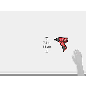Milwaukee 2401-20 M12 12-Volt Lithium-Ion Cordless 1/4 in. Hex Screwdriver (Tool-Only)