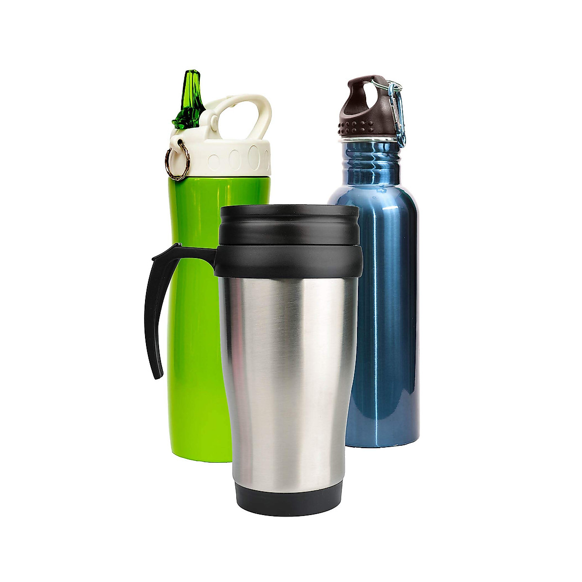 Jokari Tumbler and Bottle Storage Organizer Door Rack Holds Large Water and Drinking Containers with a Unique Over the Door Shelf System with Mesh Net Sleeves that Hangs Perfect in a Kitchen Pantry