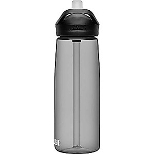 CamelBak eddy+ BPA Free Water Bottle, 25 oz, Charcoal, .75L