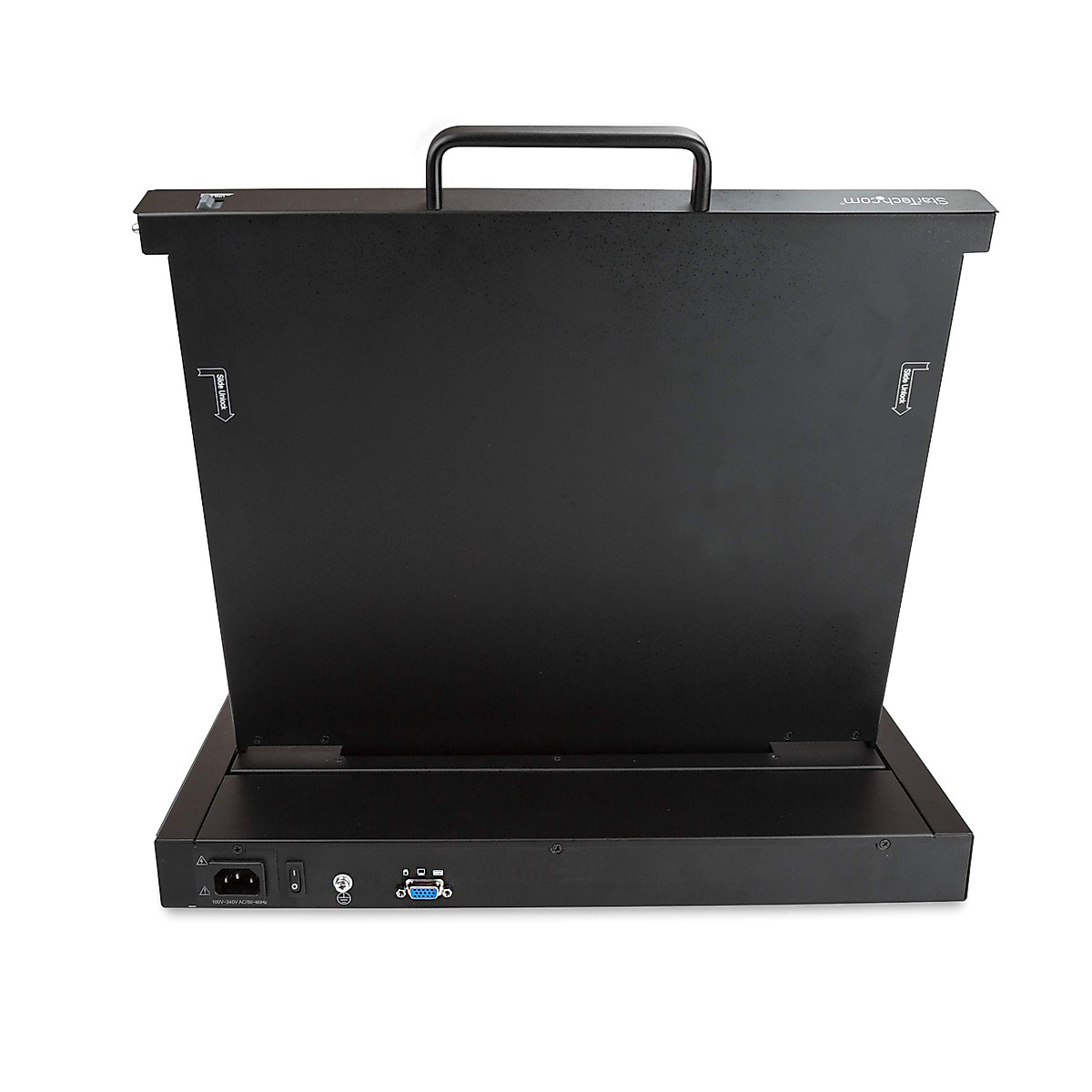 StarTech.com Rackmount KVM Console - Single Port VGA KVM with 17" LCD Monitor for Server Rack - Fully Featured Universal 1U LCD KVM Drawer w/Cables & Hardware - USB Support - 50,000 MTBF (RKCONS1701)