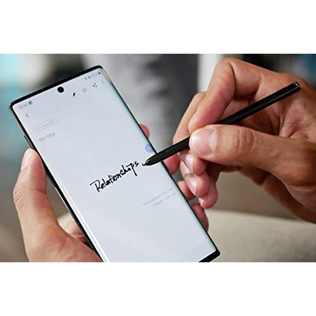 Note 10 S Pen Replacement (with Bluetooth) for Samsung Galaxy Note 10, Note 10 Plus, Note 10+ 5G with 5*Tips/Nibs (Black)