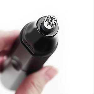 Dr.Pedi Nose Hair Trimmer for Men and Women, Clipper and Ear Hair Trimmer with Water Resistant Nose Trimmer for Mens Nose Hair Trimmer, Black (01-0040)