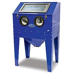 Eastwood B60 Sand Blasting Cabinet | Steel Sand Media Blaster Cabinet Kit | for Paint Removal, Metal Restoration, Rust Removal, Sandblasting | Holds Up to 120 Lbs of Abrasive Media