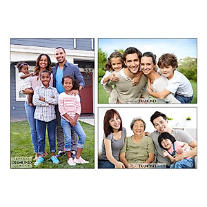 Central Diamond Center S-Bar W/Sides Mother's Ring 1 to 6 Simulated Birthstones - 10k Yellow Gold - Size 6.5