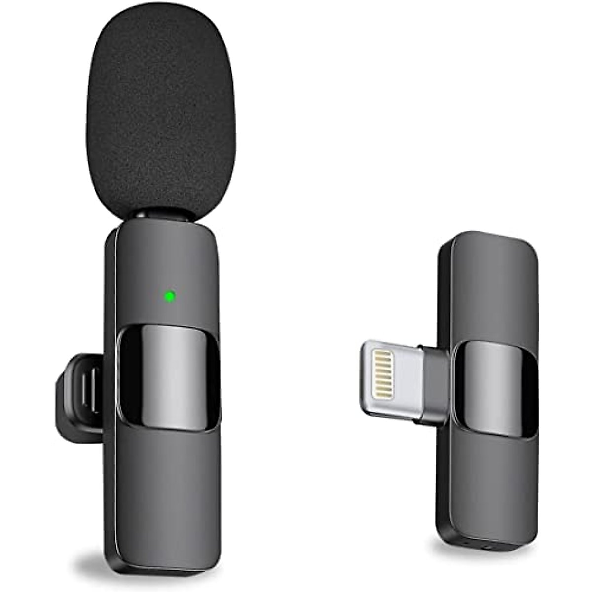 Dienmern Wireless Microphone for Microphone for Video Recording Lapel Lavalier Podcast Tiny Cordless Lav Portable Professional External Interview Clip On Microphone Wireless