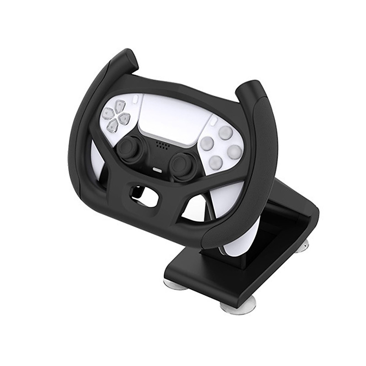 ZOAONWKS Game Racing Wheel stand for PS5 Controller stand steering wheel P5 joystick steering wheel holder Steering Wheel Mount Bracket
