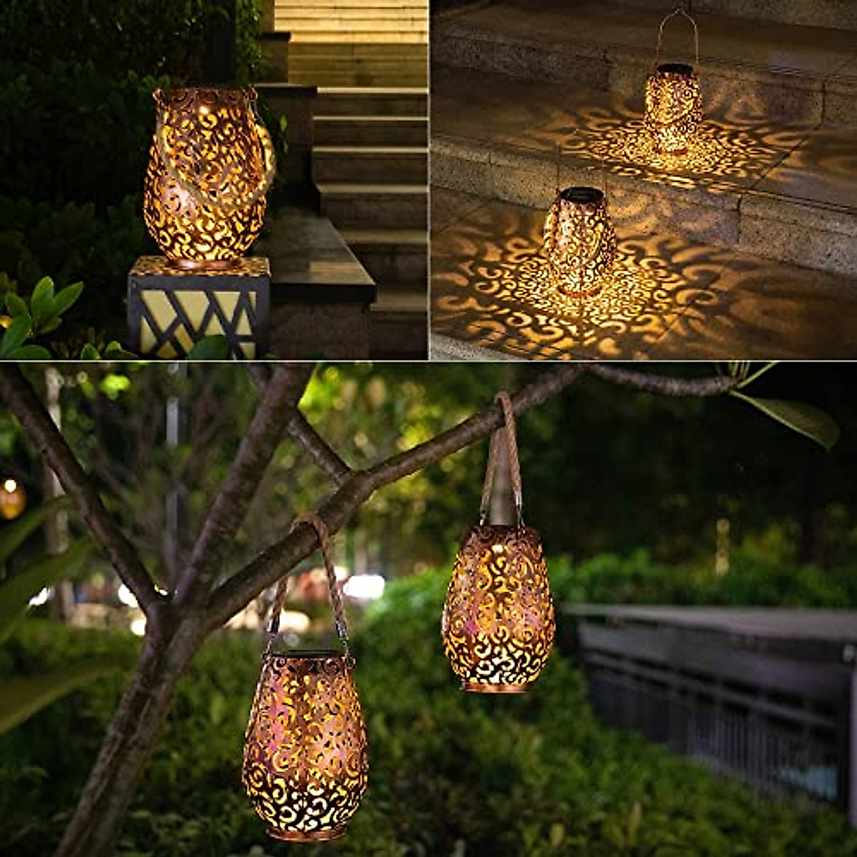 Adair Solar Powered Integrated Led Outdoor Lantern (Set of 2)