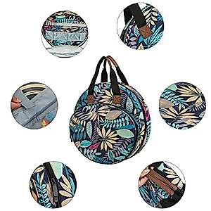Embroideries Bags Embroidery Storage Embroidery Project Bag 600D Oxford Bag for Cross Stitch Embroidery Supplies Multifunctional Portable Carrying Bag Beginner Embroidery Kit for Adults (Bag ONLY)