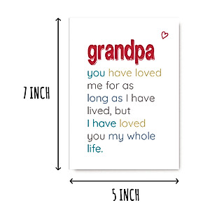 Grandpa You Have Loved - Special Grandpa's Day Card - Birthday Card For Grandpa - Sentimental Card For Grandpa - Meaningful Card For Grandpa…