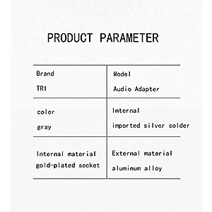 Keephifi Audio Adapters -TRI Earphone HiFi Audio Adapter 4.4mm Balanced Male Jack to 2.5mm Balanced Socket Female Headphone Connector Gold-Plated Plugs (4.4Ba-2.5Ba)