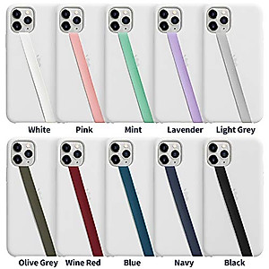 Ultra Slim Phone Loop Finger Holder, Sinjimoru Secure Finger Strap for Phone Case as Cell Phone Grip Holder Compatible with iPhone Case & Samsung Phone. Sinji Loop Black