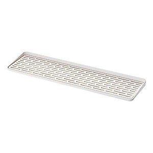 YAMAZAKI Sink Home Glass Plastic | Drainer Tray, One Size, White