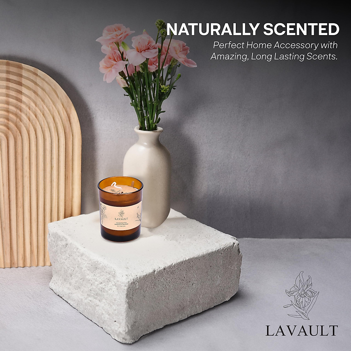 Scented Candles with Zen Scent - Aromatherapy for Relaxation, Stress - Soy Candles Gifts for Women, Mothers Day, Housewarming, Birthday - Aroma Fragrance Candle for Home, Bathroom, Spa, Study Room