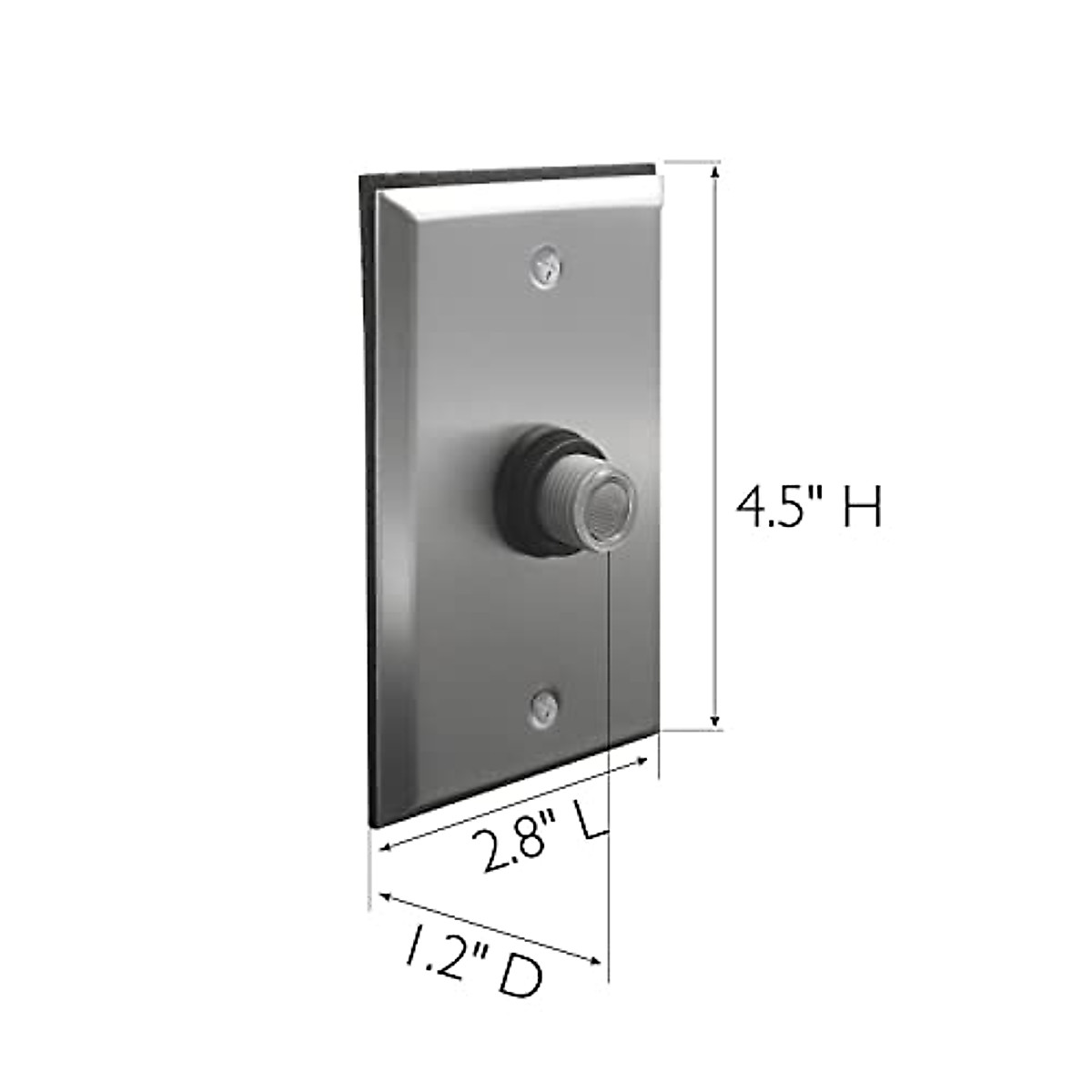 Design House 588103 Fixed Position Mount 120-Volt Outdoor Wall Plate Photocontrol, Commercial/Residential Use, Dusk to Dawn Sensor