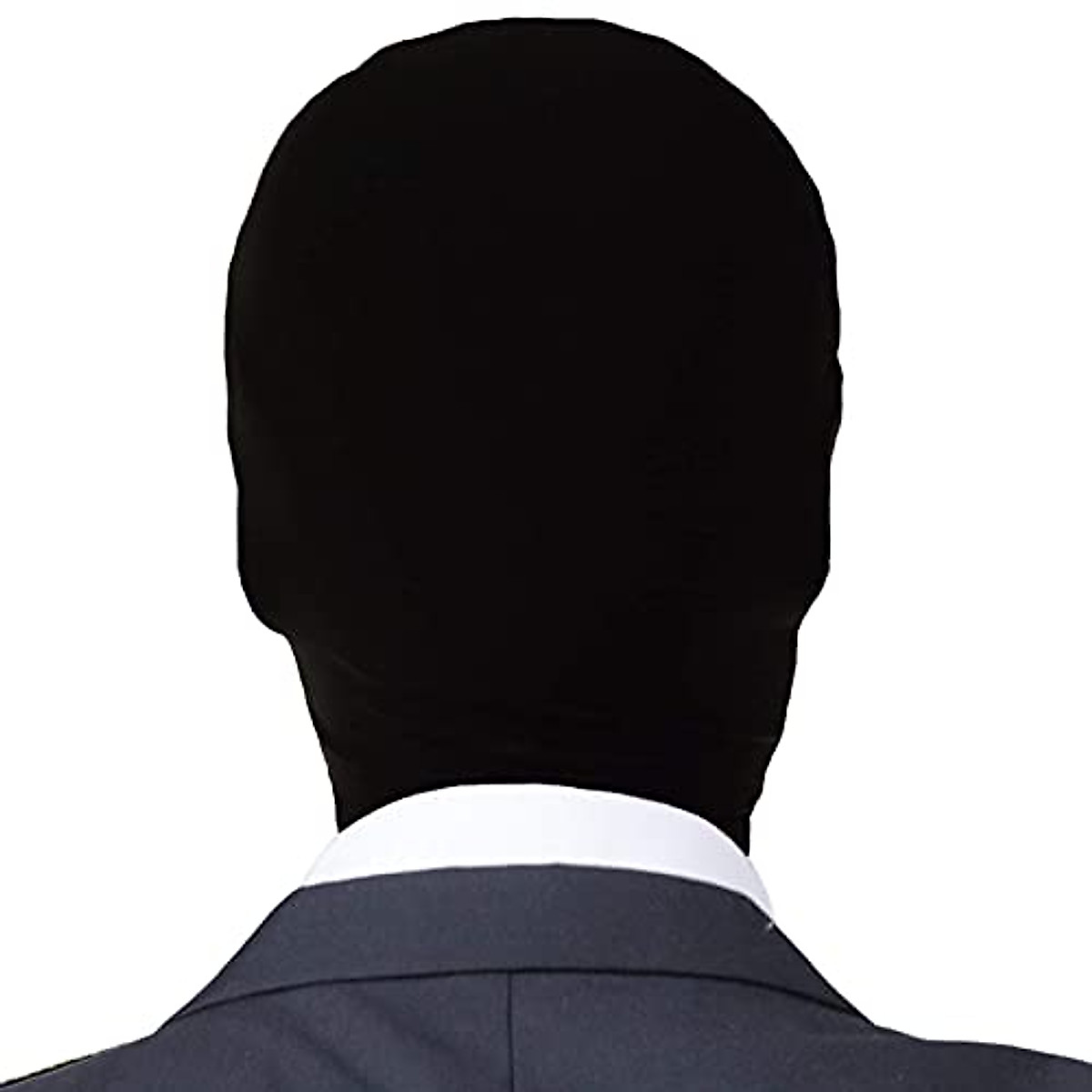 JEGERMIG 2 Pieces Full Face Mask,Full Face Masquerade Mask For Women Black Face Mask Cloth Costume